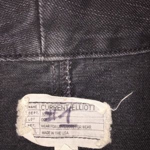 Current/Elliott | Jackets & Coats | Current Elliot Denim Military ...